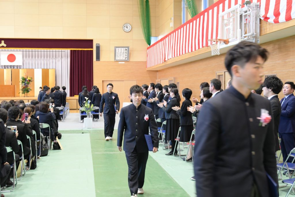 卒業証書授与式② | 酒田南高等学校 | 学校法人天真林昌学園